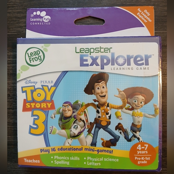 Leapfrog | Toys | Leapster Explorer Toy Story 3 Learning Game Purple ...